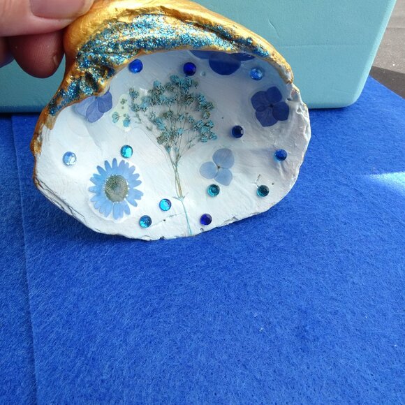 Handmade | Accents | Lovely Hand Painted Seashell Dish Charity | Poshmark